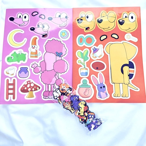 Other | Colorful Cartoon Buddies Set 1 Sticker Set | Poshmark